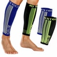JQ Copper Calf Compression Sleeves for Runners Cyclists Shin Splints ...