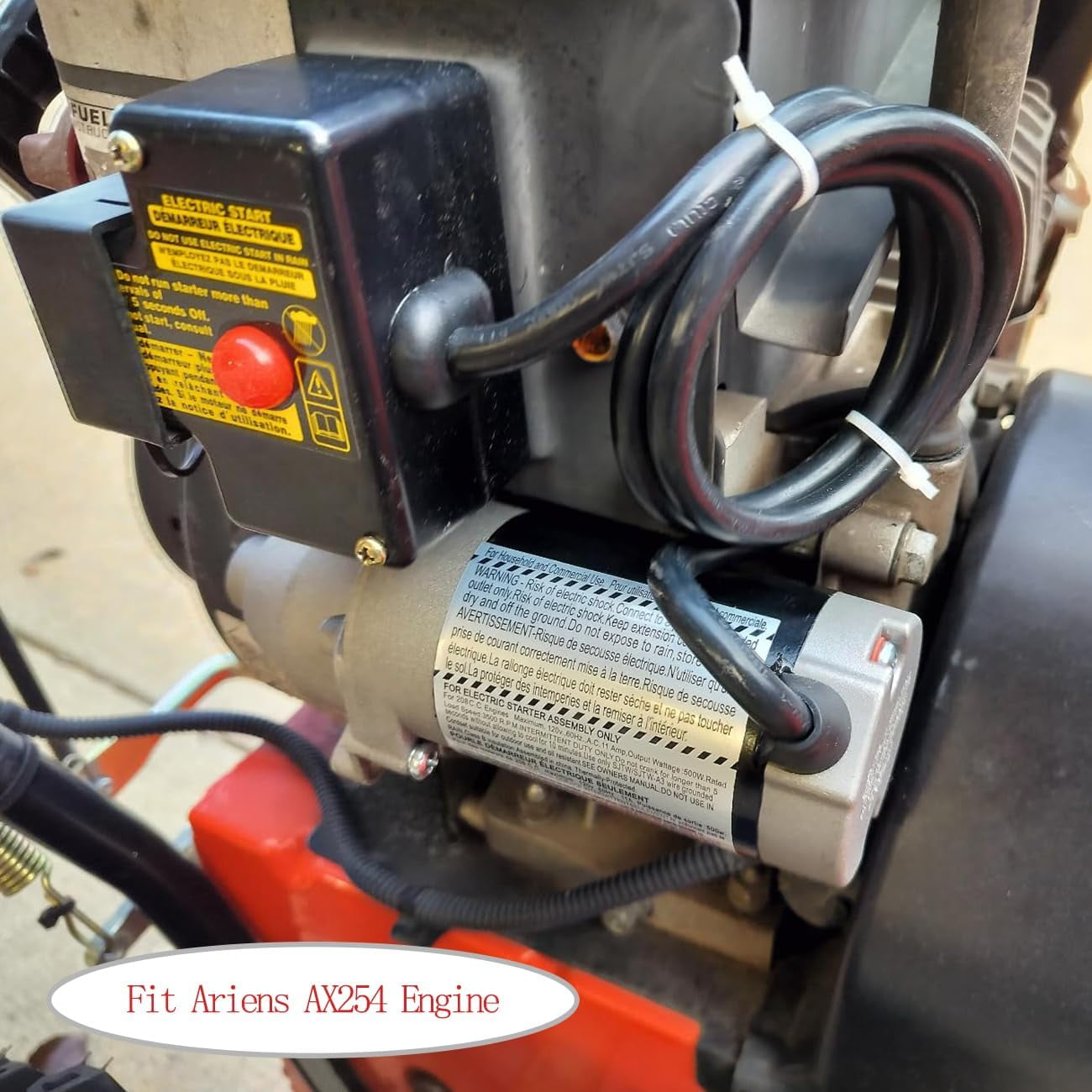 JQ170 Electric Starter Motor Compatible with Ariens/Troy-Bilt/MTD/Cub ...