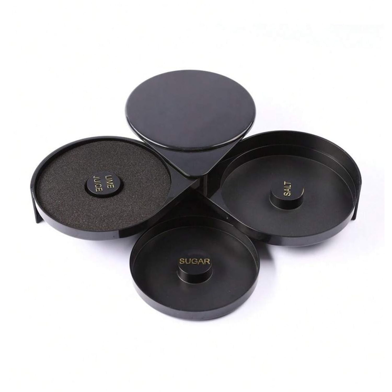JQDWMDLX 1 Piece Of Three-Layer Plastic Salt Edge Box, Bar Seasoning ...