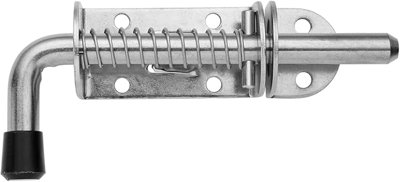JQK Spring Loaded Latch Pin, 304 Stainless Steel Barrel Bolt Thickened ...