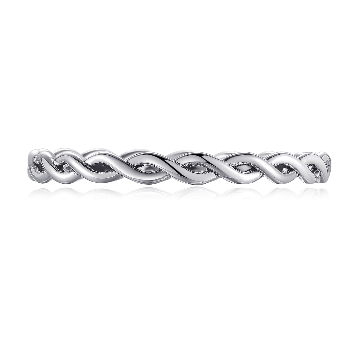 JQUEEN Twisted Rings 925 Sterling Silver Statement Rings Twisted Vine ...
