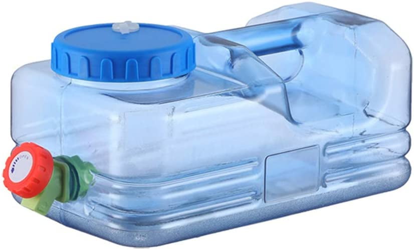 JQWYGB Camping Water Container - 1.5 Gallon Water Storage Container with Spigot, Portable Large ...