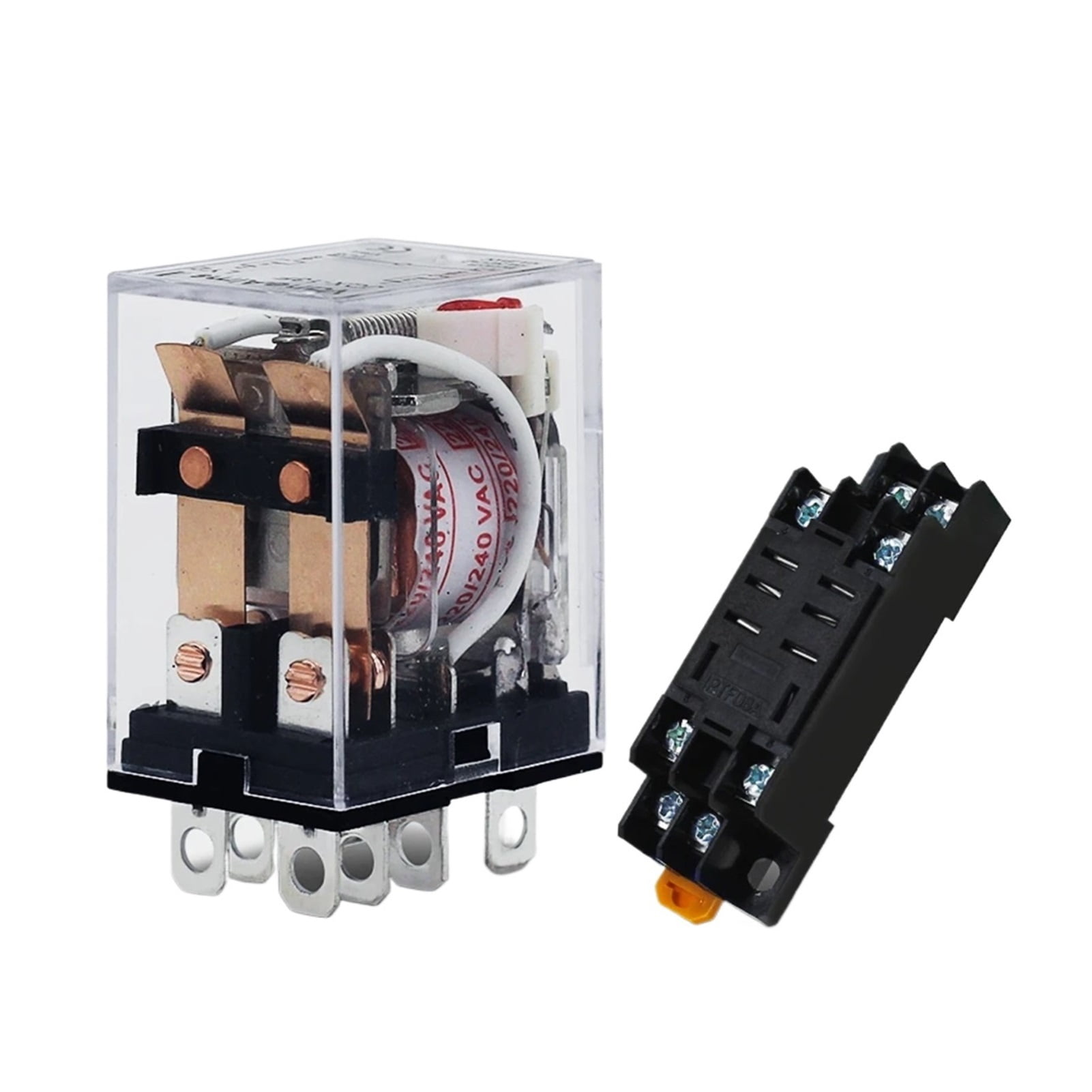 JQX-13F HH62P High power Relay Coil General DPDT Micro Mini ...