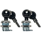 JQuad (2 Pack Keyed Alike) Truck Tool Box Locks with Keys - Replacement ...