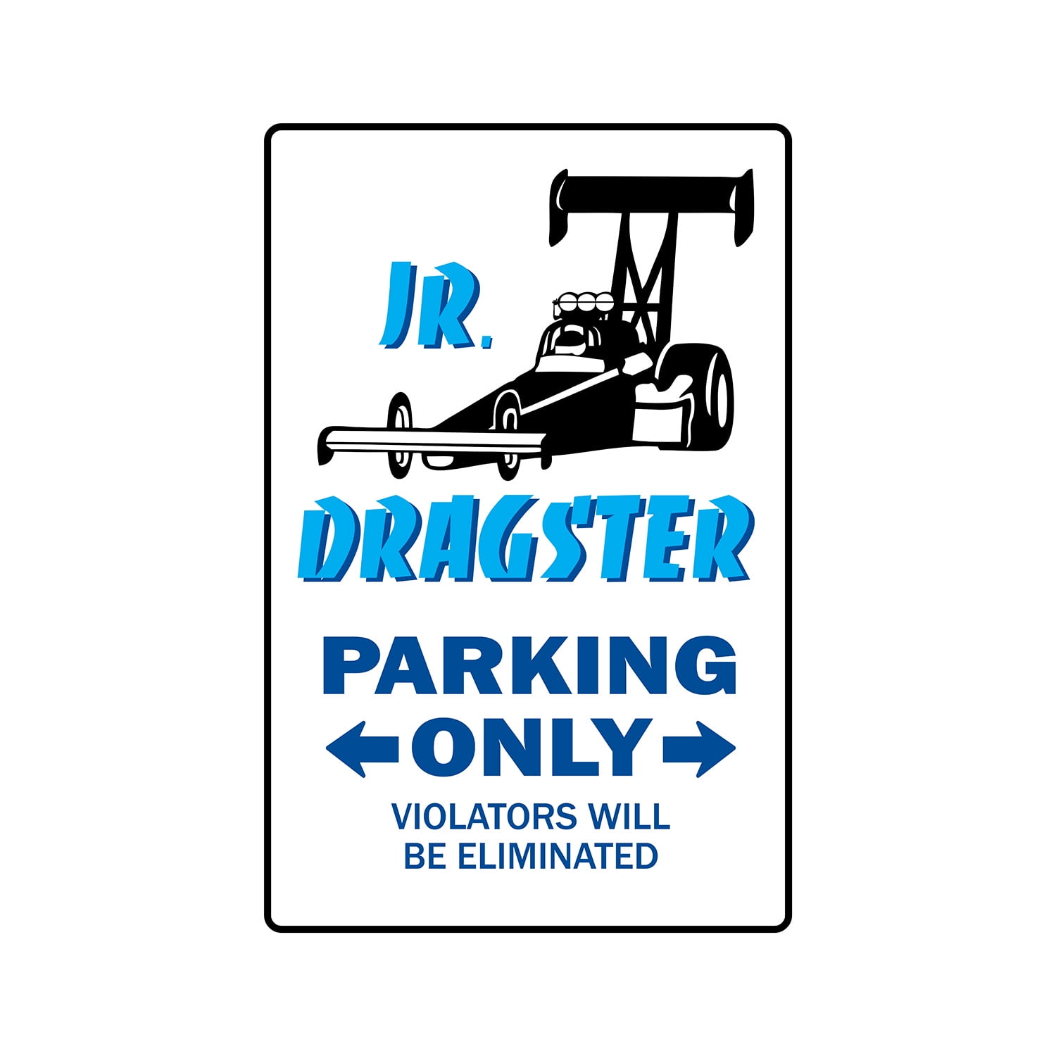 JR. DRAGSTER Aluminum Sign drag racing car sports hobby speed | Indoor ...