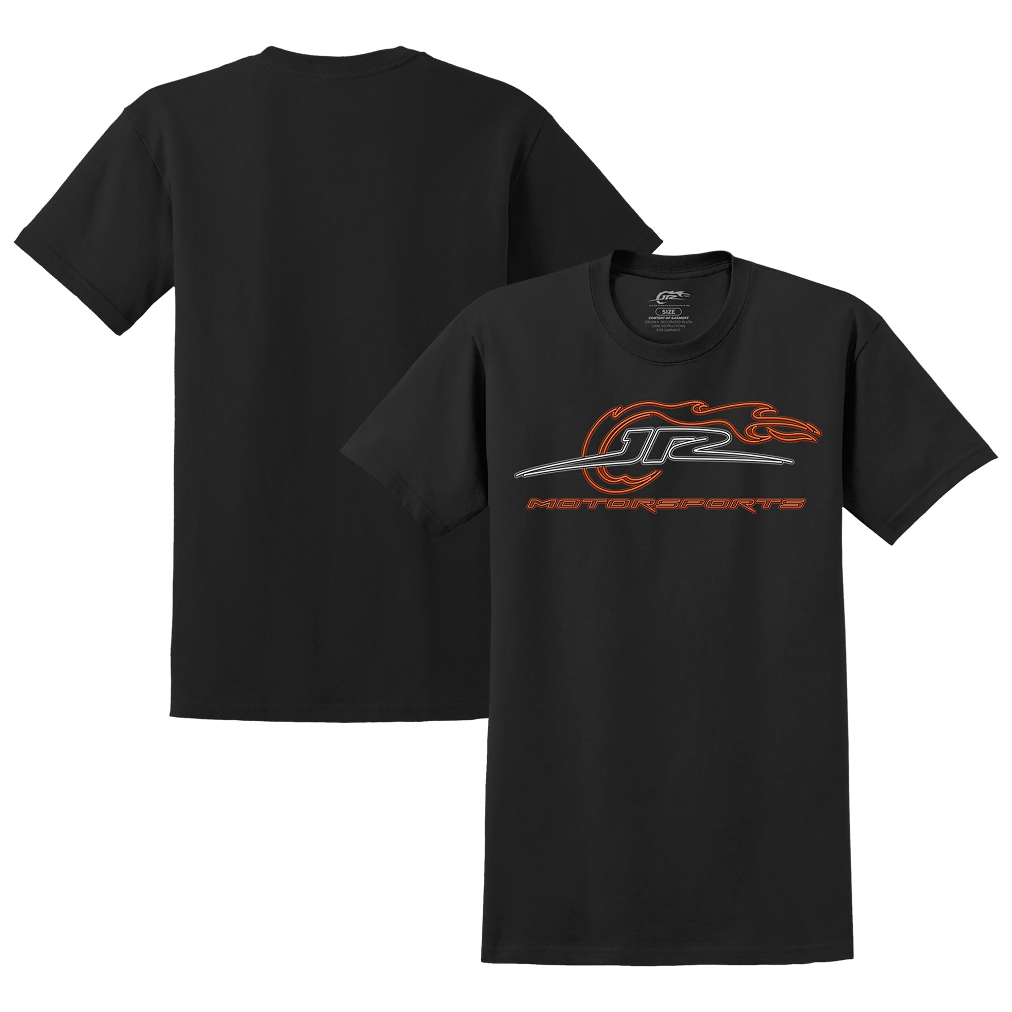 JR Motorsports Official Team Apparel Neon Logo T-Shirt - Black ...