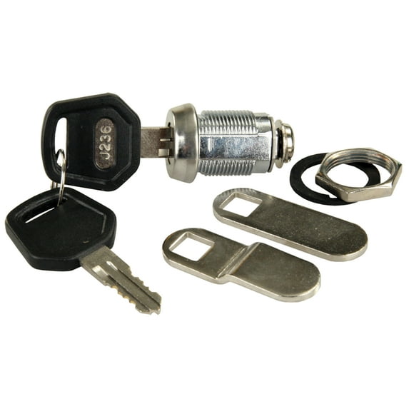 JR Products 00155 Compartment Door Key Lock - 5/8" - Walmart.com