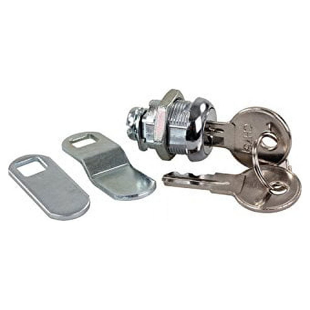 JR Products 00305 Standard Compartment Door Key Lock - 5/8" - Walmart.com