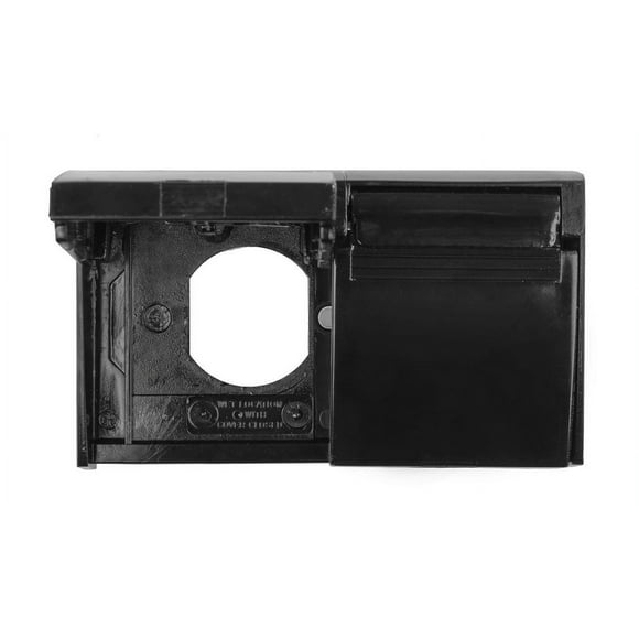 Black Weatherproof Outlet Covers for Outdoor Electrical Security