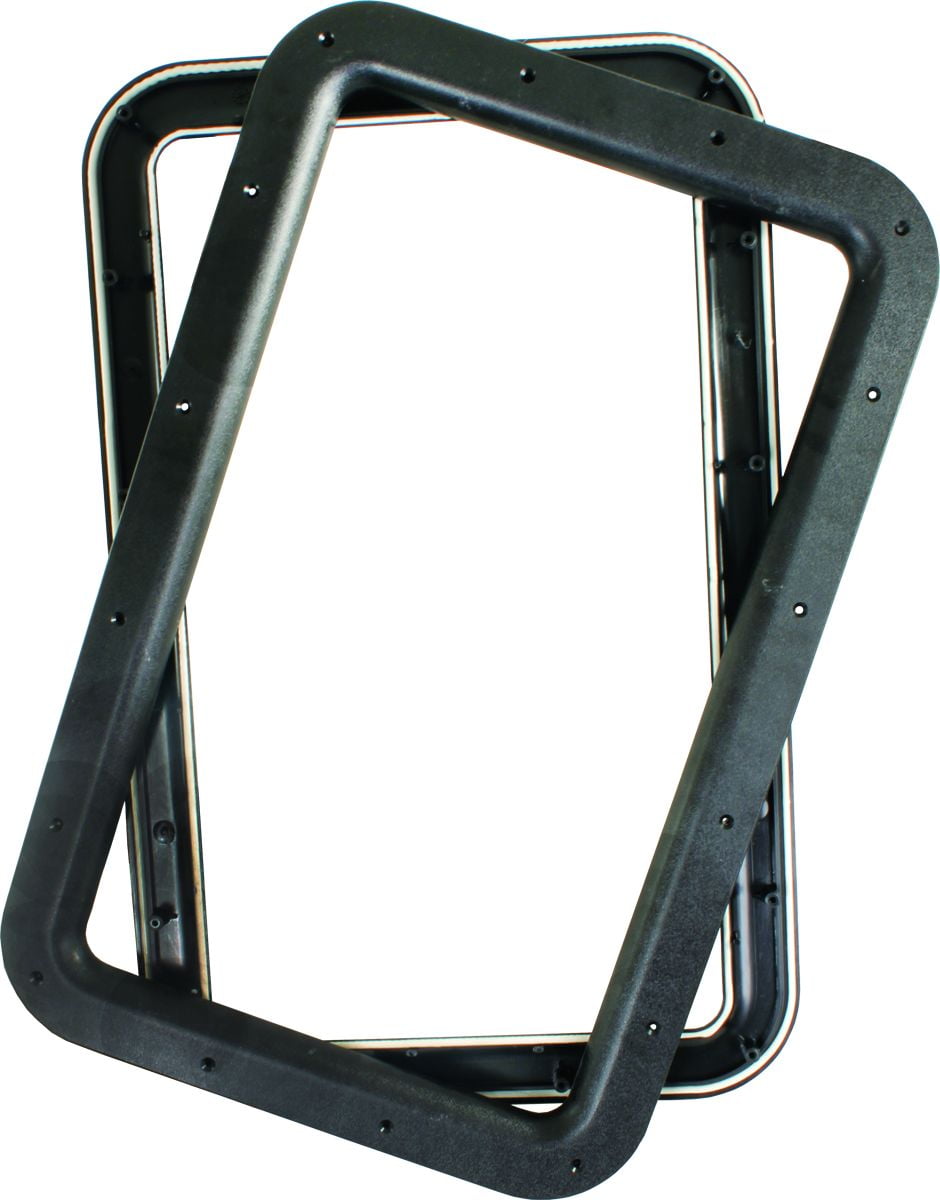 Free Shipping! JR Products 11021 Deluxe RV Entry Door Window Frame Set ...