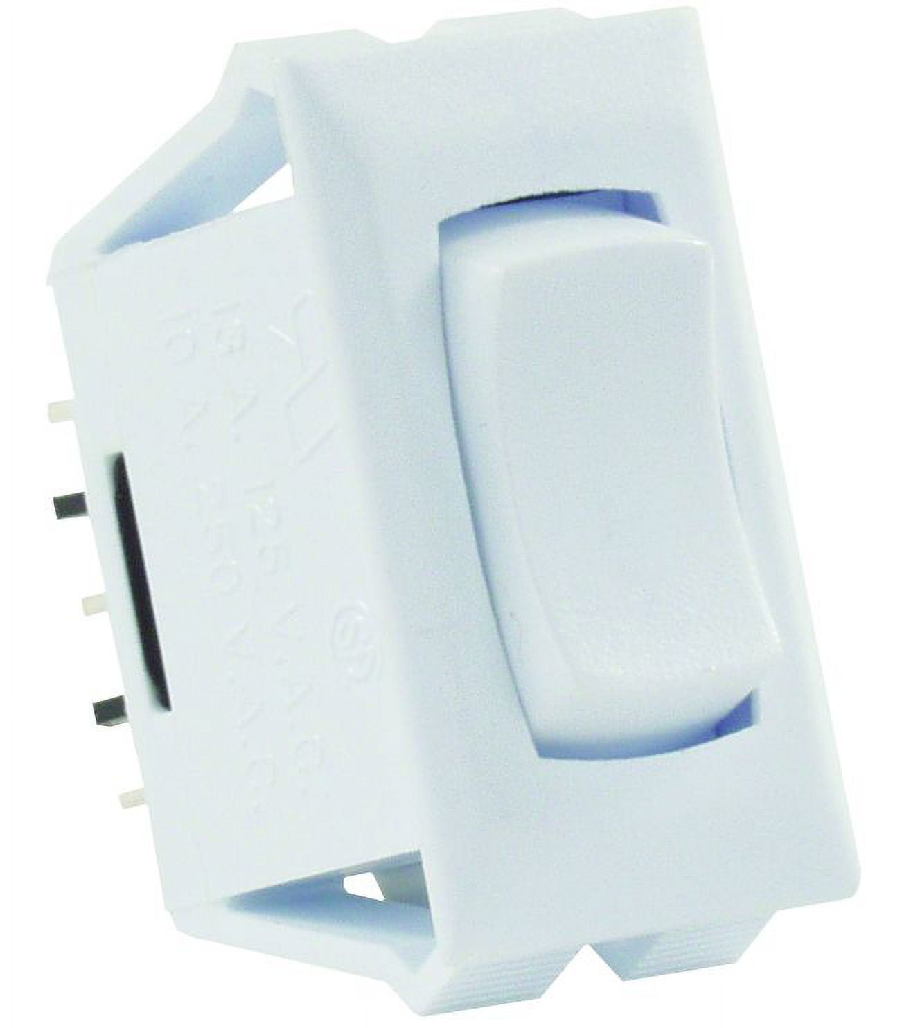 JR Products 12695 Momentary-On/Off/Momentary-On Switch with Bezel ...