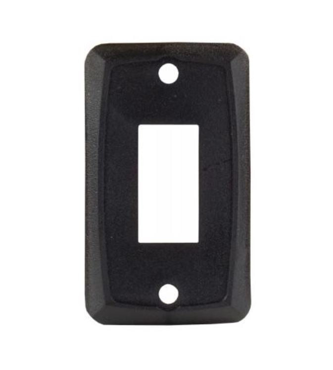 JR Products 12855 Single Switch Face Plate - Black - Walmart.com