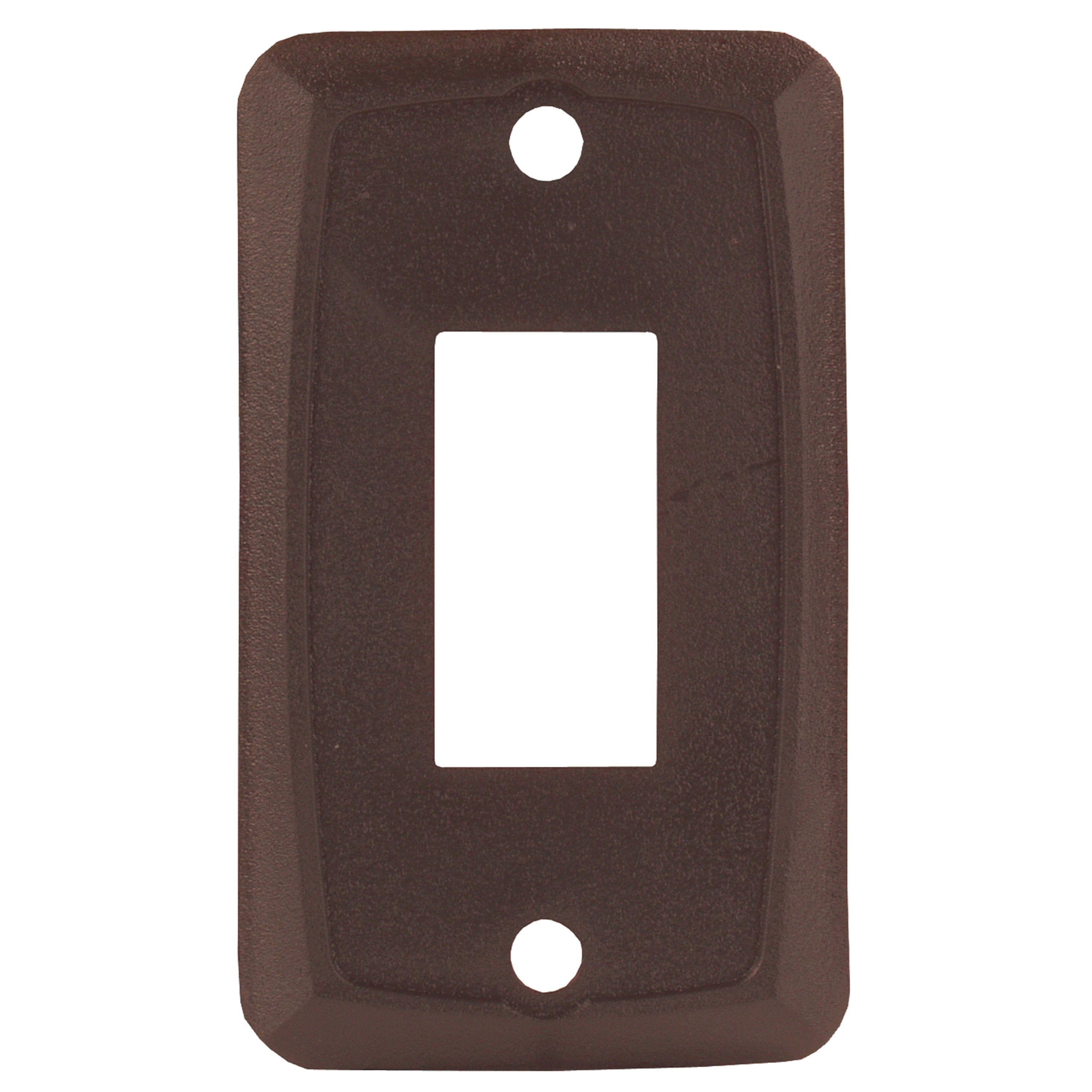 JR Products 12865 Single Switch Face Plate - Brown - Walmart.com