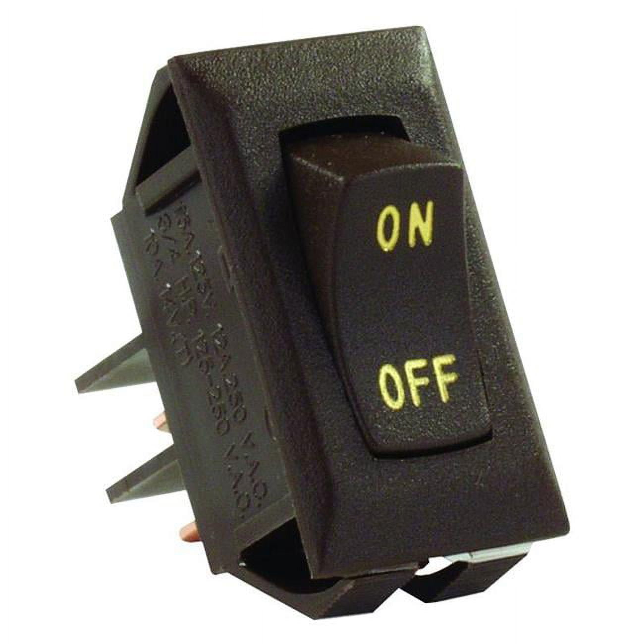 JR Products 12V Labeled On & Off Switch, Brown - Walmart.com