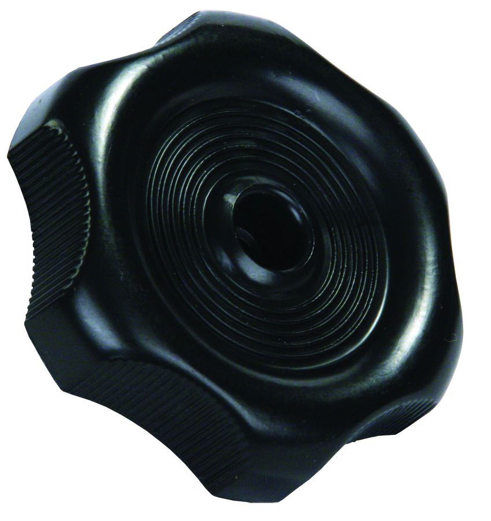 JR Products 20365 - 1/2" Plastic Black Round Shaft Knob for Hinged ...