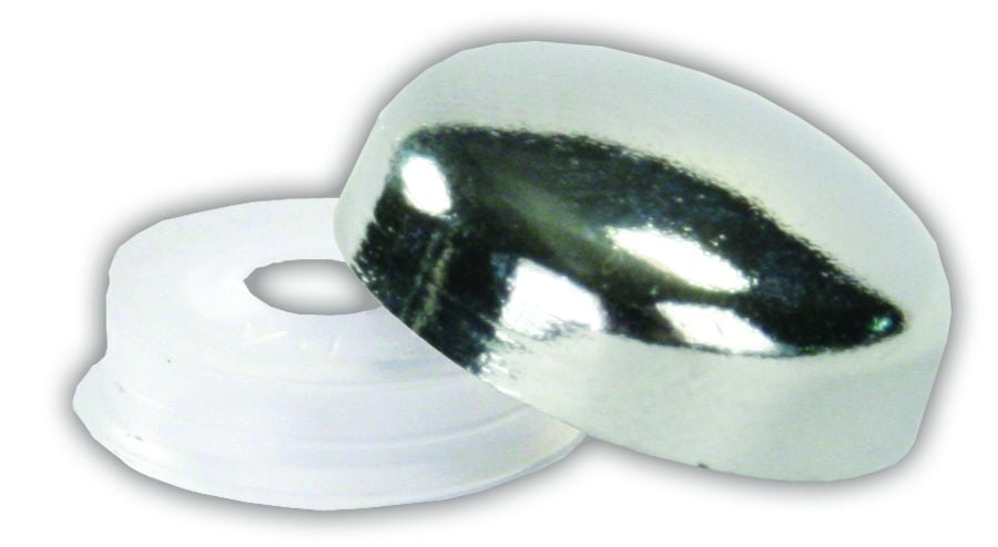 JR Products 20405 Screw Covers, Pack of 14 - Chrome - Walmart.com