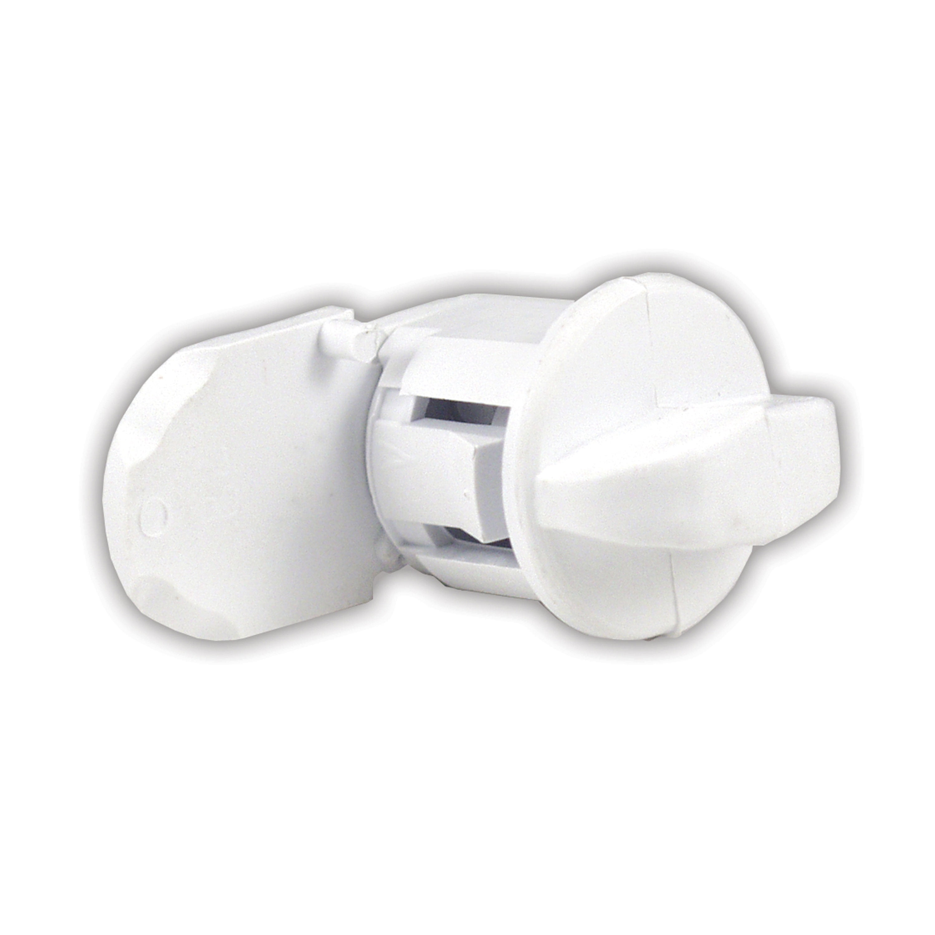 JR Products 433PW-A Plastic Hatch Thumb Lock - Polar White - Walmart.com