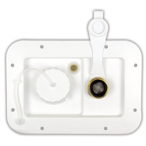 JR Products 497-AD-26-A City/Gravity Water Hatch with Brass Check Valve ...