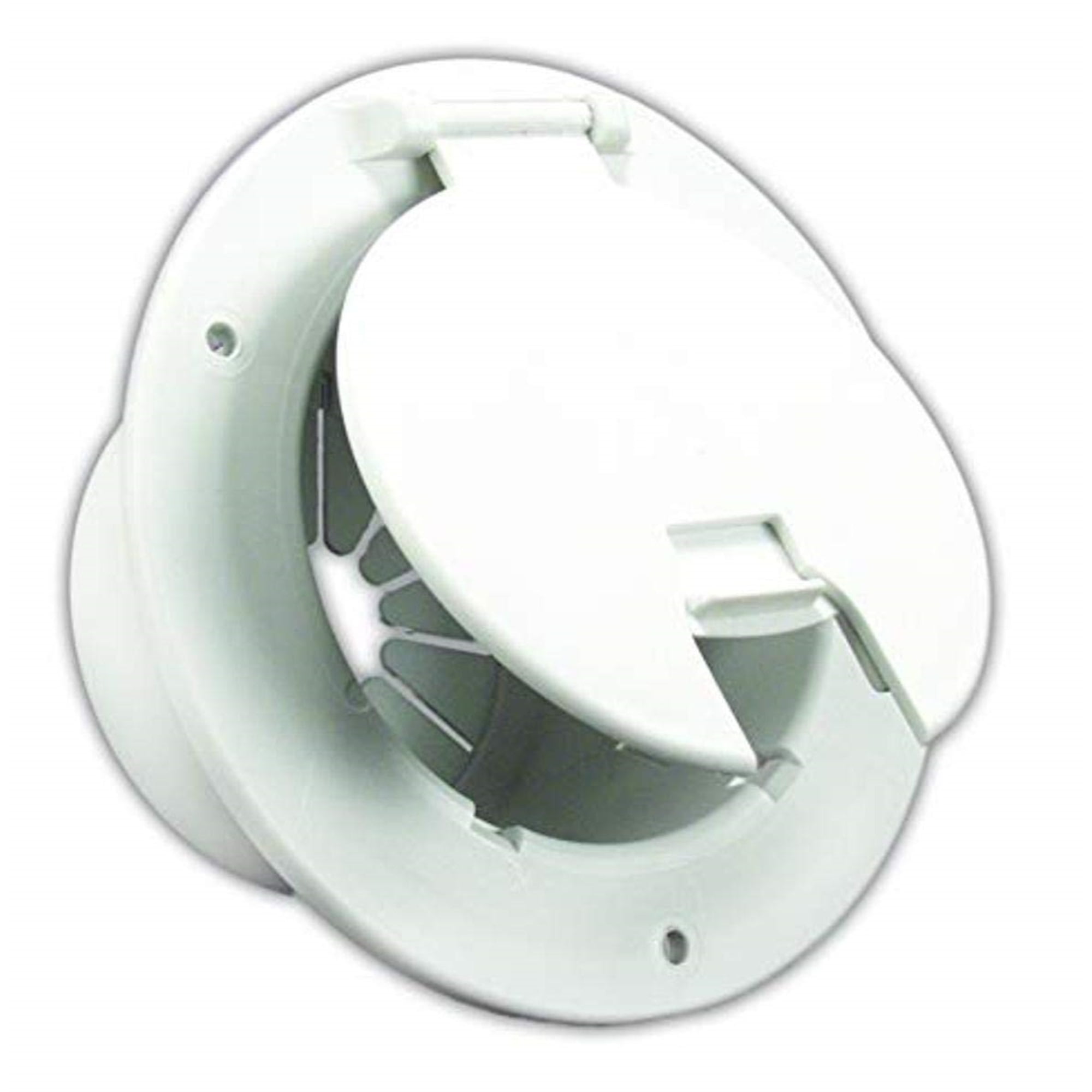 JR Products 541-2-A Deluxe Round Electric Cable Hatch - Polar White ...