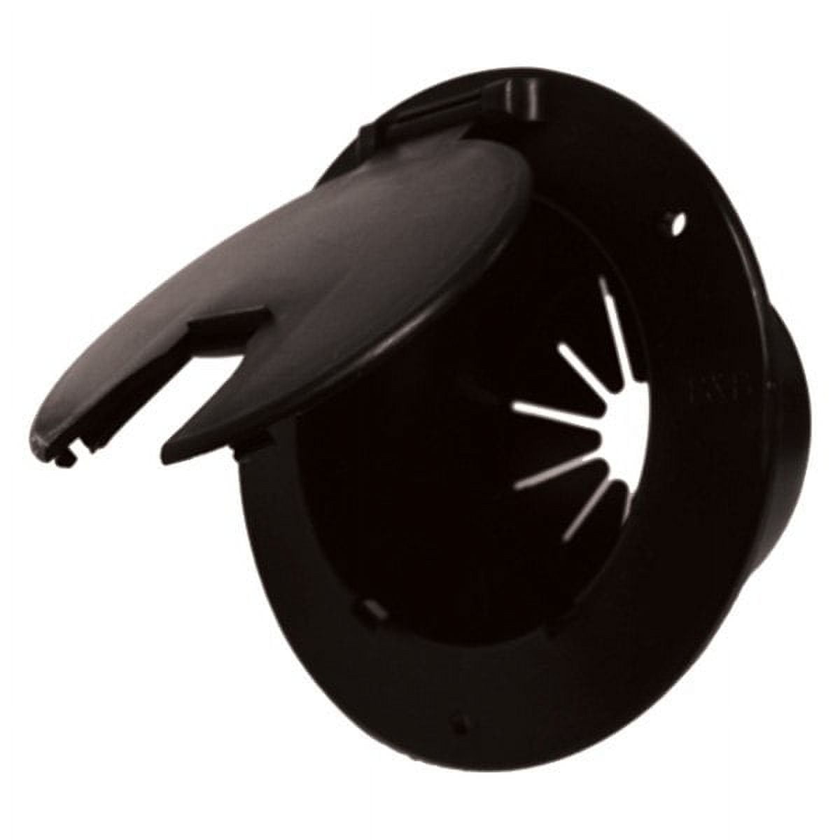 JR Products, Electric Cable Hatch, 541-3-A, Black Round 5.2"D - Walmart.com