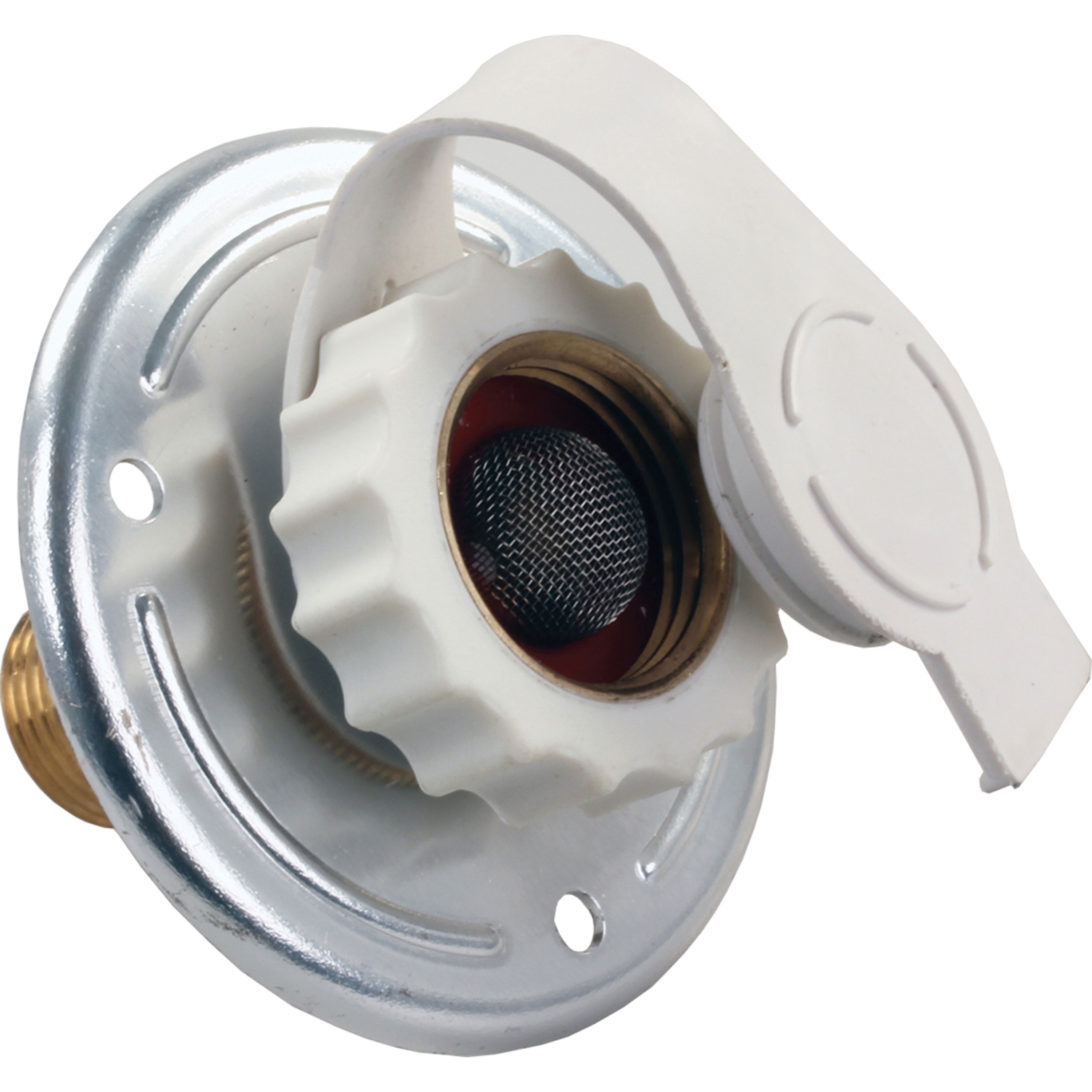 JR Products 62185 Aluminum City Water Flange - 1/2" MPT x 3/4 ...