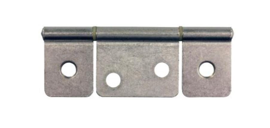 JR Products 70635 Non-Mortise Hinge - Satin Nickel - Walmart.com