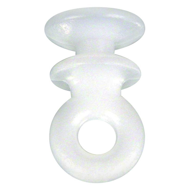 JR Products 81085 - White Plastic Large Sliding Eye Curtain Carrier Set ...