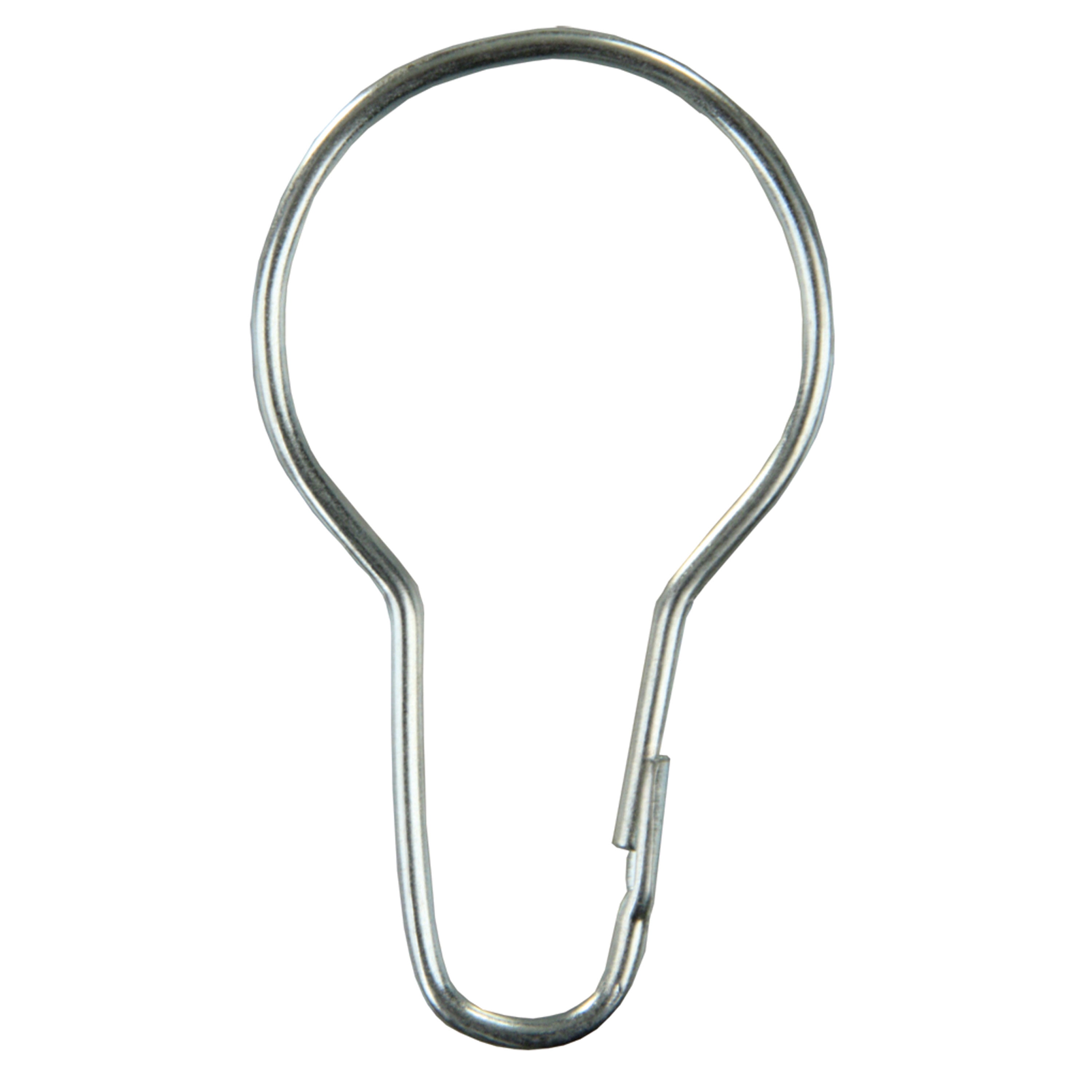 JR Products 81665 Metal Shower Curtain Rings - Pack of 12 - Walmart.com