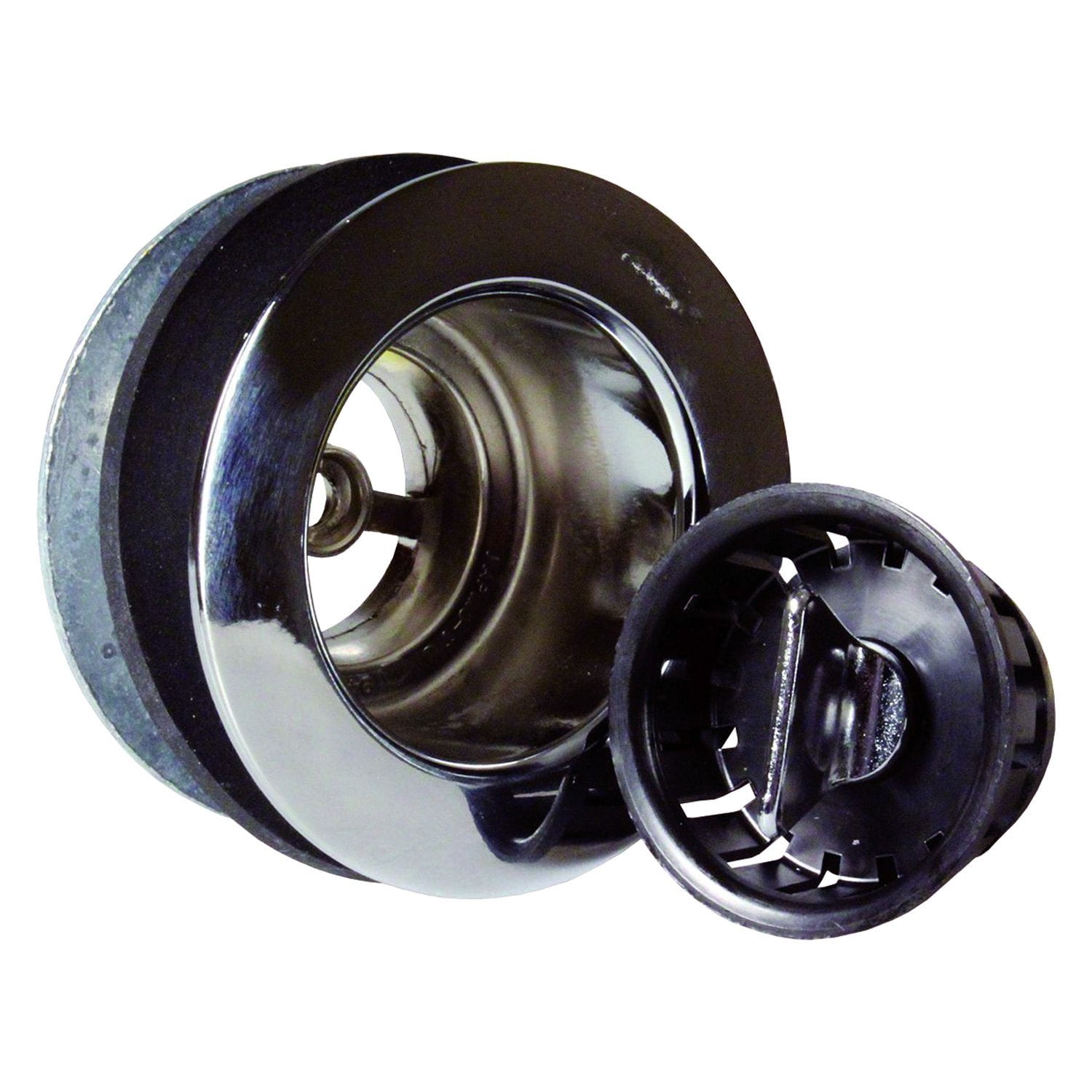 JR Products 9490-215-022 RV Sink Strainer with Threaded Basket, Rubber ...