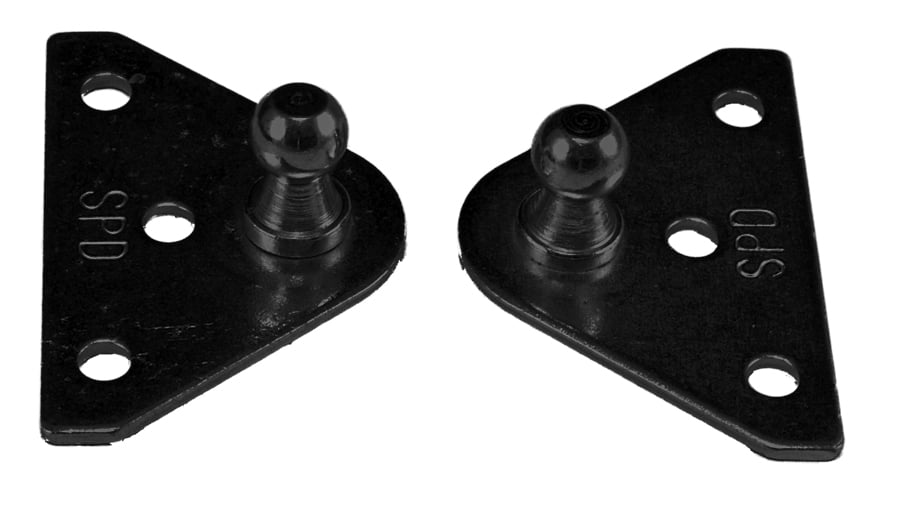 JR Products BR-1020 Gas Spring Mounting Bracket - Flat, Pack of 2 ...