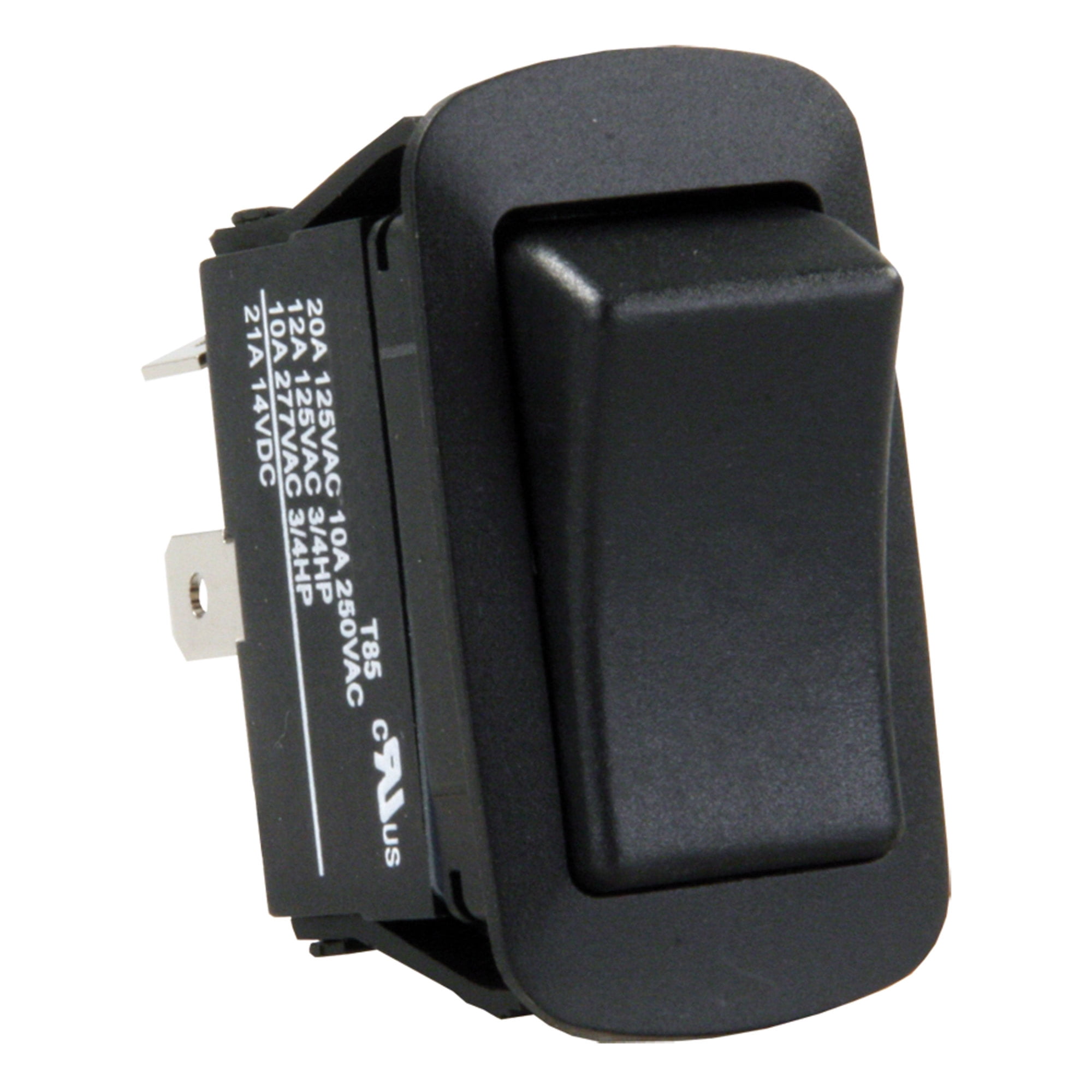 JR Products 13795 Water-Resistant SPST On/Off Switch - Black - Walmart.com