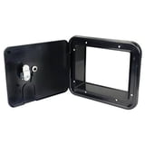 JR Products E7133-A Medium Electrical Cable Hatch - Black - Walmart.com