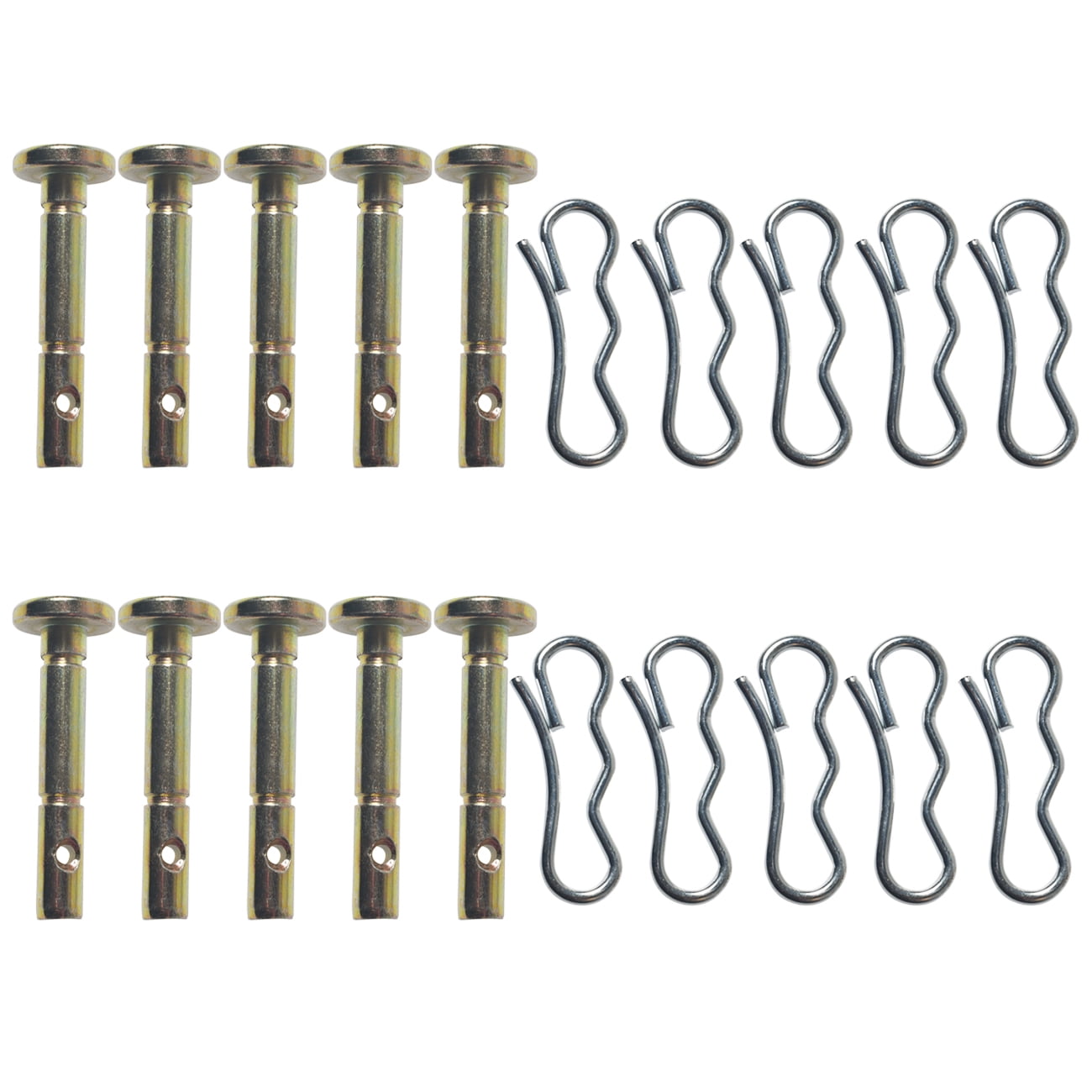 JRL 10PACK 738-04124A Shear Pins&Cotter Pins Fits MTD Cub Cadet ...