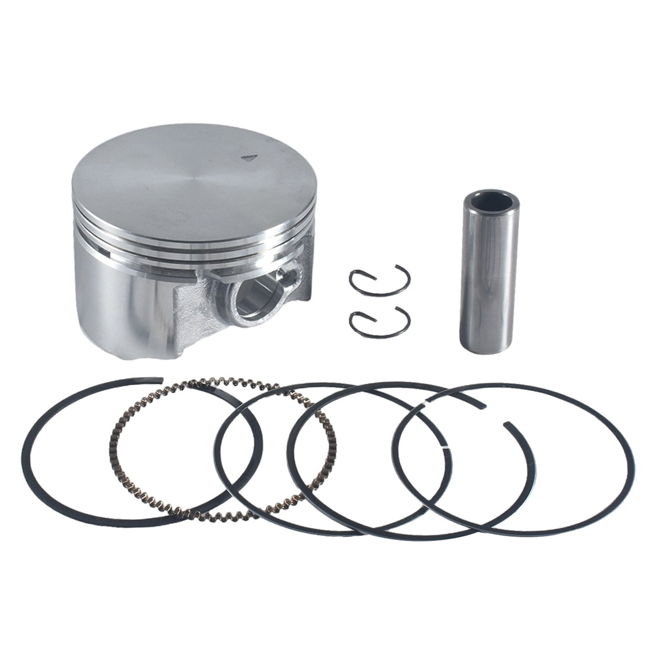 JRL 70mm Flat Top Piston Kit For Predator 212cc 6.5Hp .550 Bore Mini ...