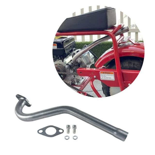 JRL Exhaust Pipe for Predator 79cc 98cc 3HP Harbor Coleman CT100U ...