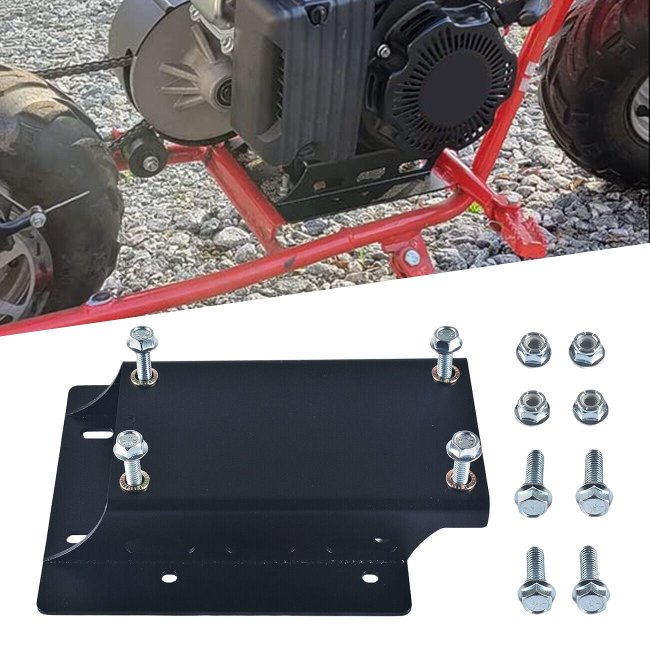 JRL Generic Torque Converter Motor Riser Plate for Baja & Coleman Mini ...