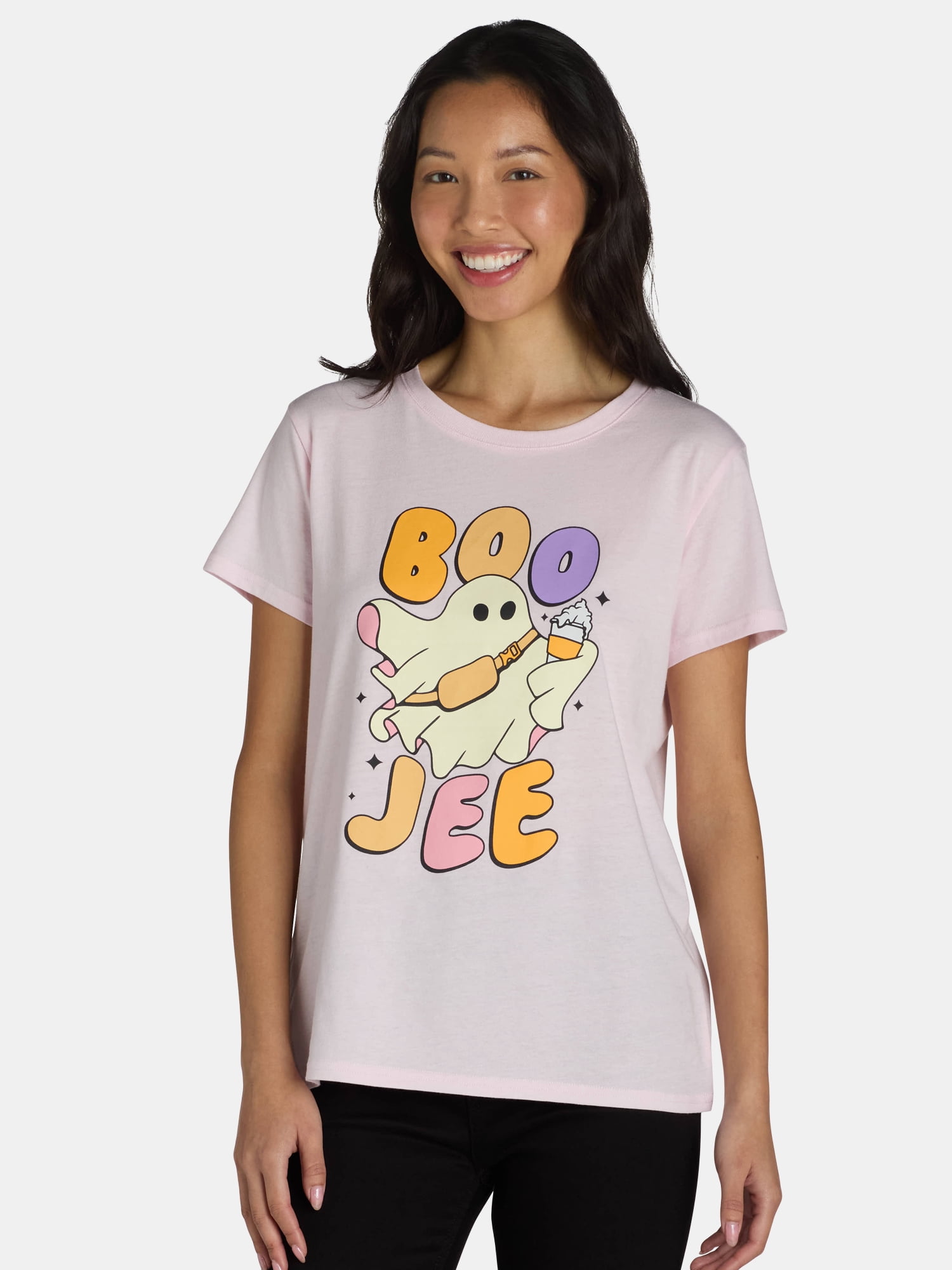 Boojee Women's Graphic Tee with Short Sleeves, Sizes XXS-XXL - Walmart.com
