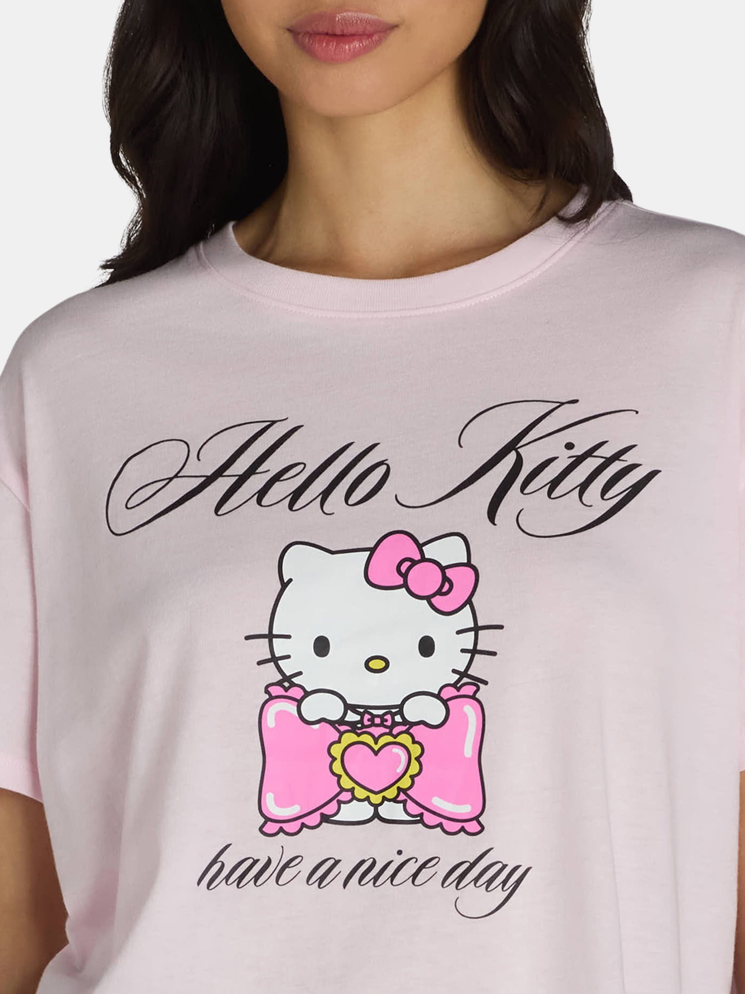Hello Kitty Women's Graphic Tee with Short Sleeves, Sizes XXS-XXL ...