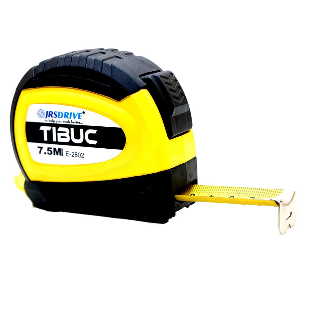 JRSDRIVE Magnetic Tape Measure 25FT with Fractions 1/8, Retractable ...