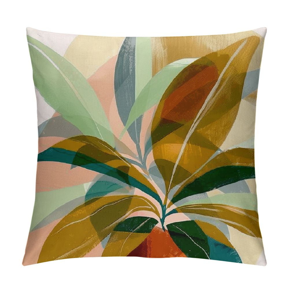 JRXY Botanical Tropical Leaf Abstract Nature Home Bedroom Decorations ...