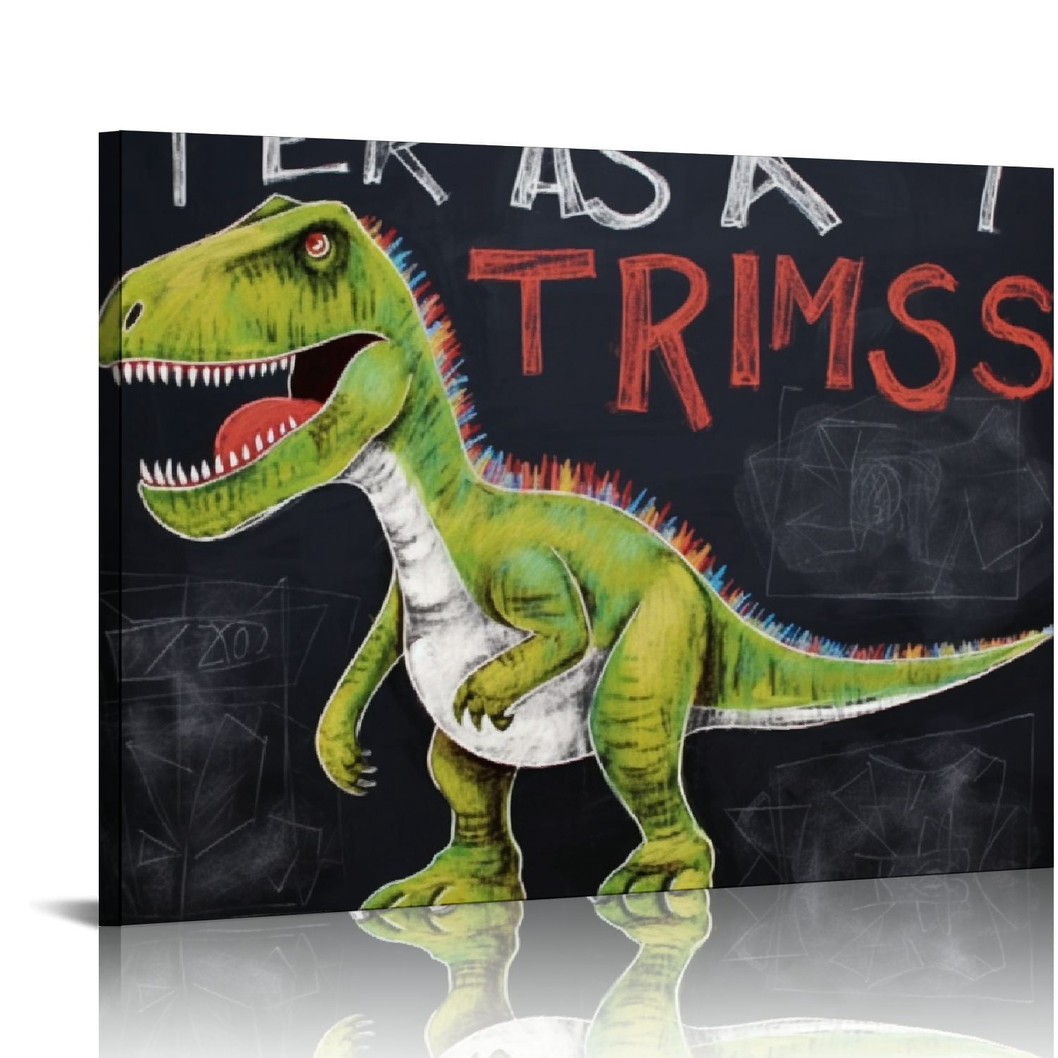 JRXY Canvas Animal Wall Art Modern Decorations Paintings Green ...