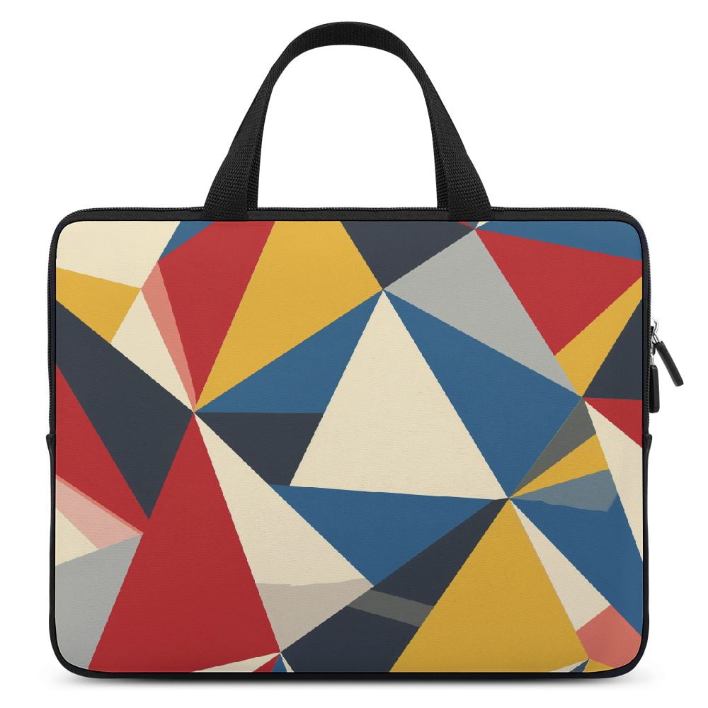 JRXY Colorful Color Blocks and Lines Simple Style Laptop Sleeve ...