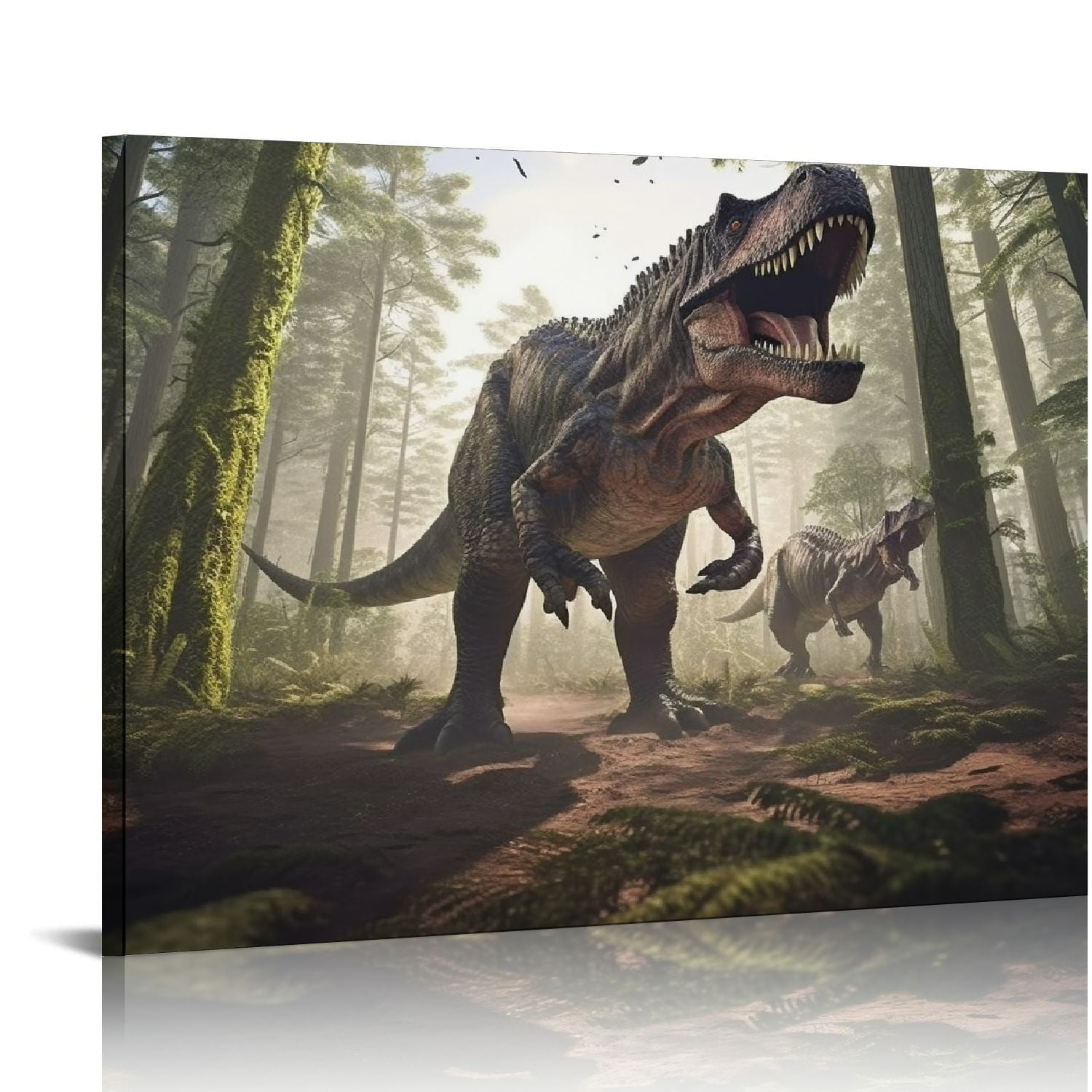 JRXY Dinosaur Tyrannosaurus Rex T-Rex Poster - Wall Art - Large 16x12in ...