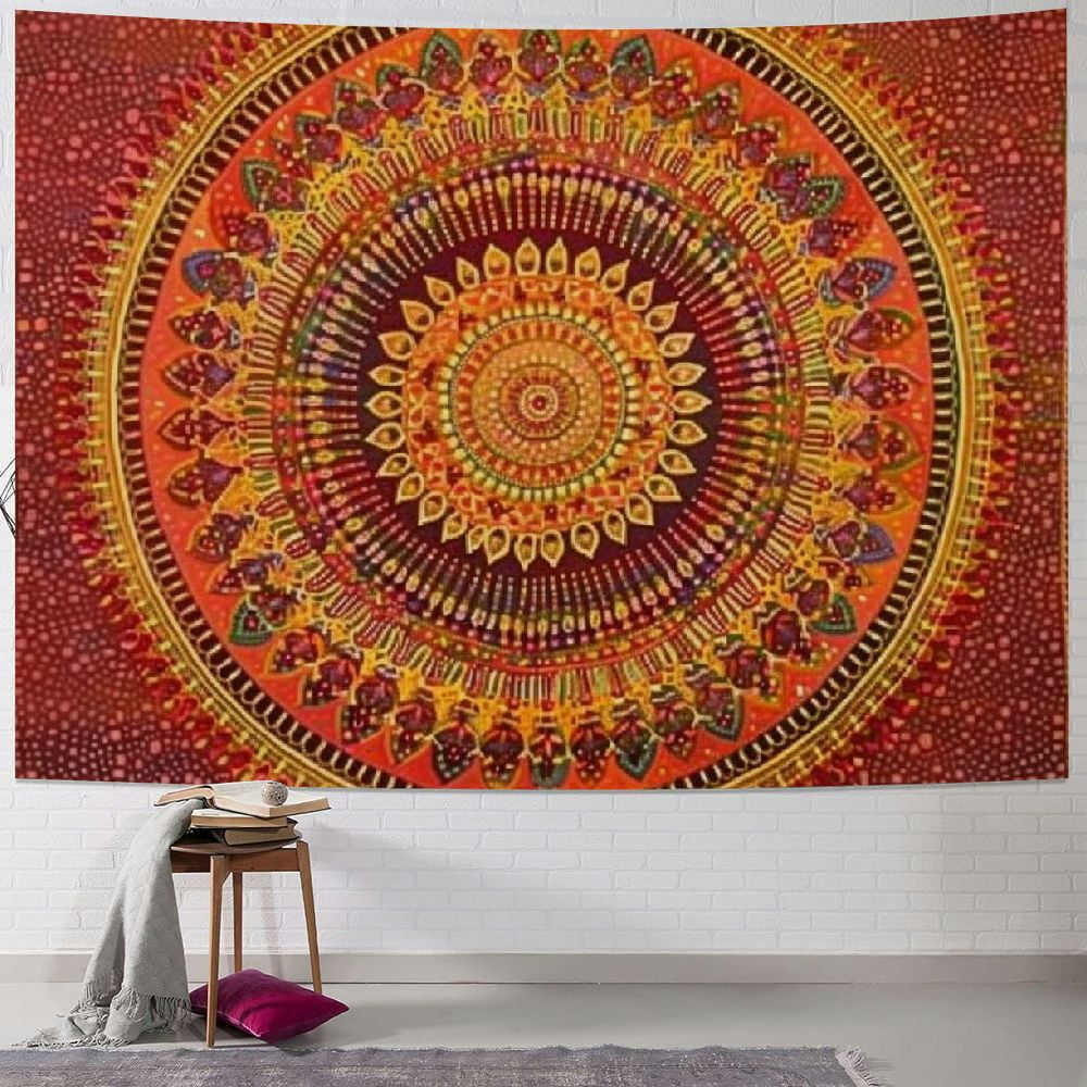 JRXY Elephant Hippie Mandala Tapestry Bohemian Psychedelic Intricate ...