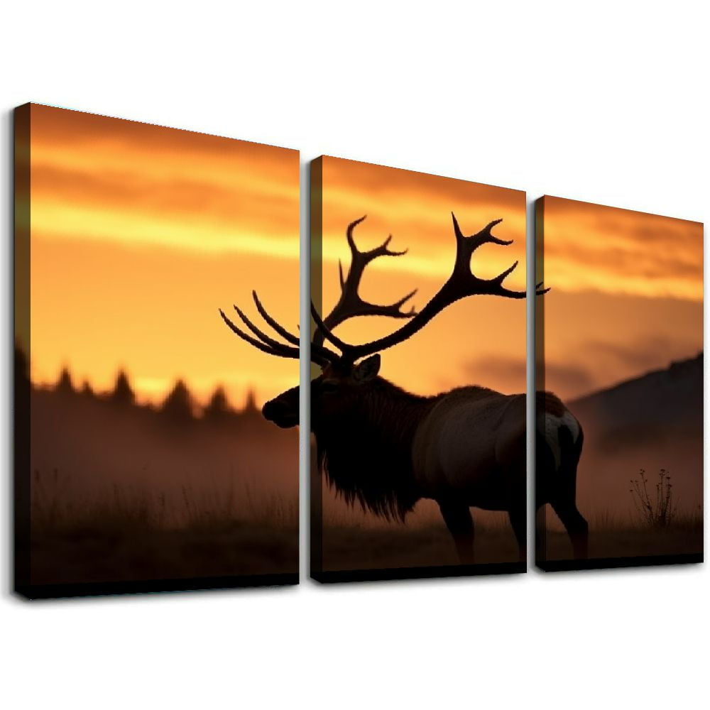 JRXY Elk Hunting Motivational Poster Wildlife Calls Guide Cabin Poster ...