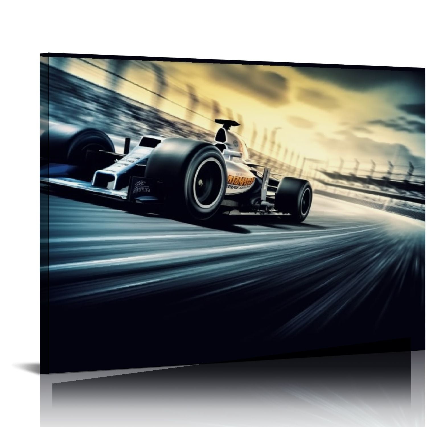 JRXY F1 Canvas Print Racing Car Motion Print Picture 20x16 inch Picture ...