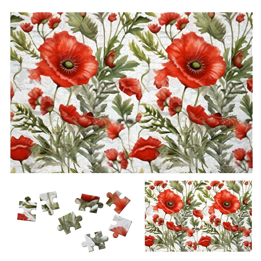 JRXY Fine Foliage Lace Wood Puzzle Challenging Difficult Puzzles for ...