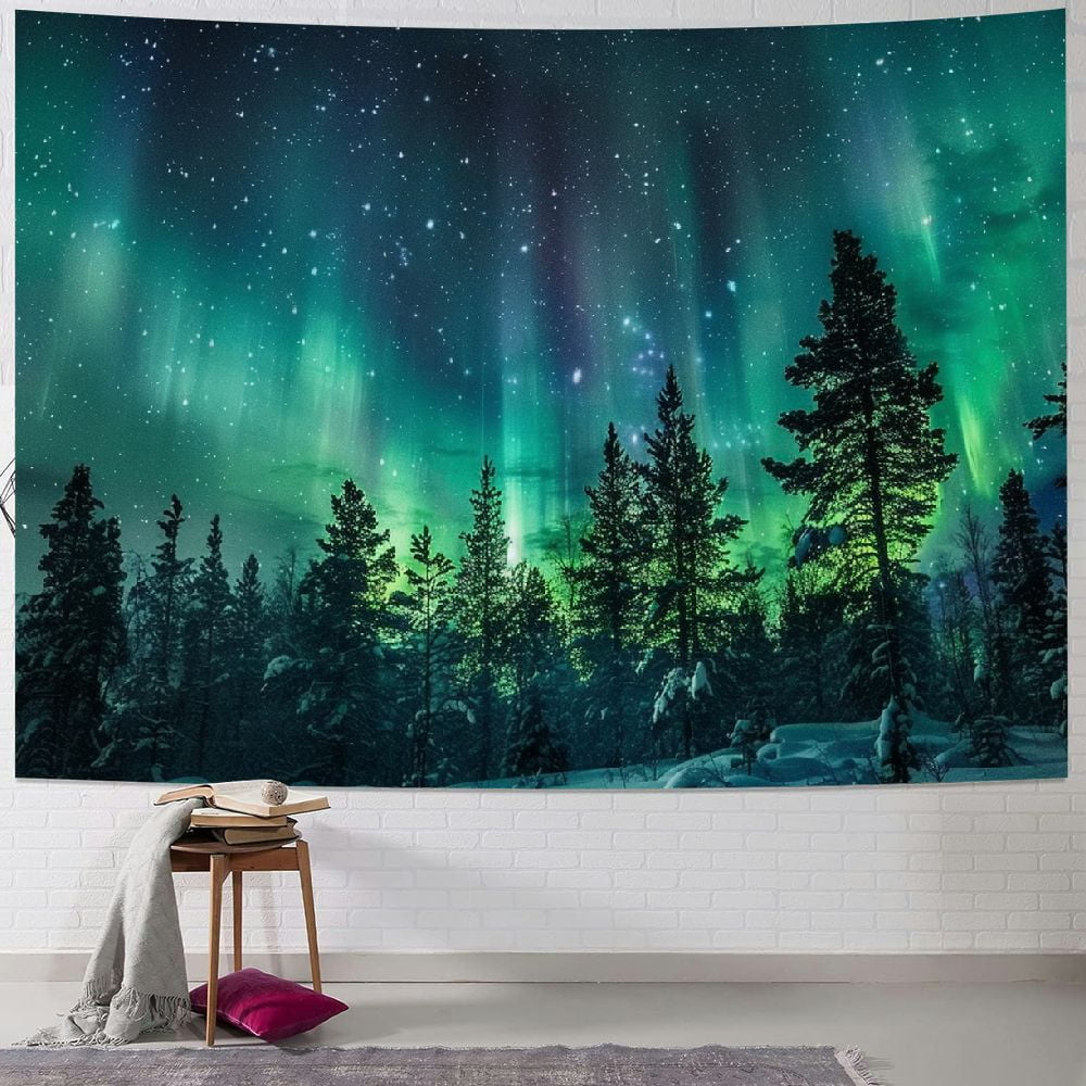 JRXY Forest Wall Tapestry for Bedroom Aesthetic, Nature Outer Space ...