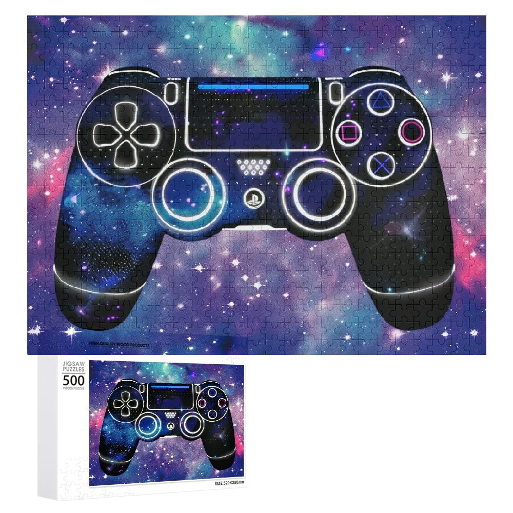 JRXY Futuristic Stars Controller Wooden Jigsaw Puzzle Gift for Family ...