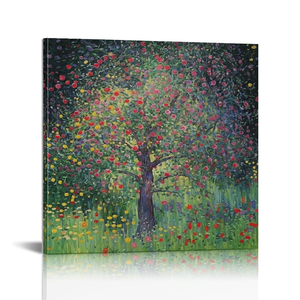 JRXY Gustav Klimt Apple Tree I Canvas Art Print Reproduction - Fine Art ...